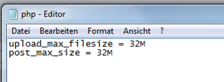Upload Limit in WordPress erhöhen mit htaccess bei 1und1 (Anleitung)