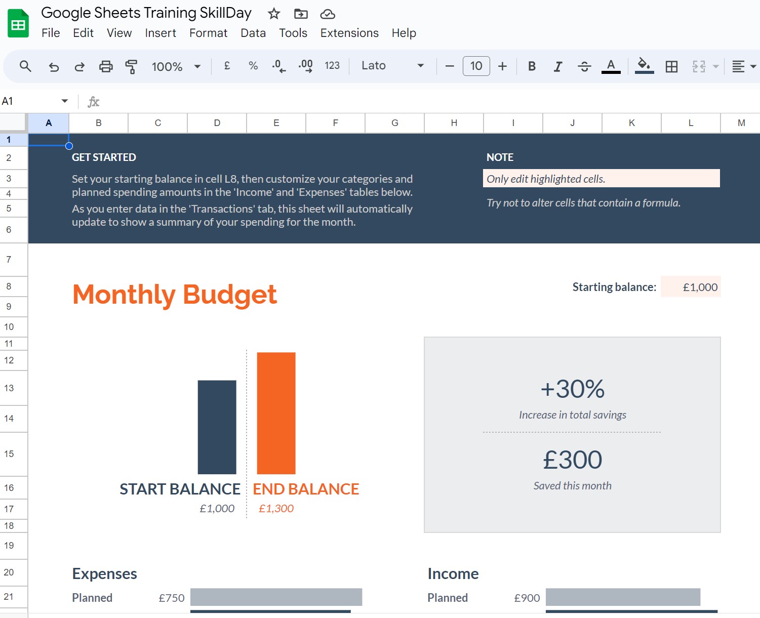 Google Sheets Training Berlin, Hamburg, online & inhouse